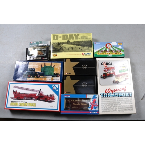 20+ Corgi modern issues. Includes 4x Fred Dibnahs choice, Garrett 4CD ...