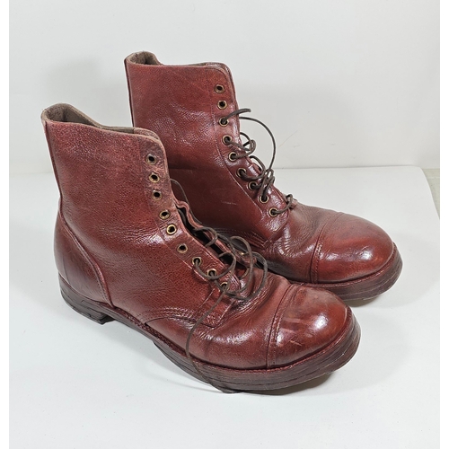 WW2 British army boots size 9, Dated 1942,with makers mark "Hawkins ...