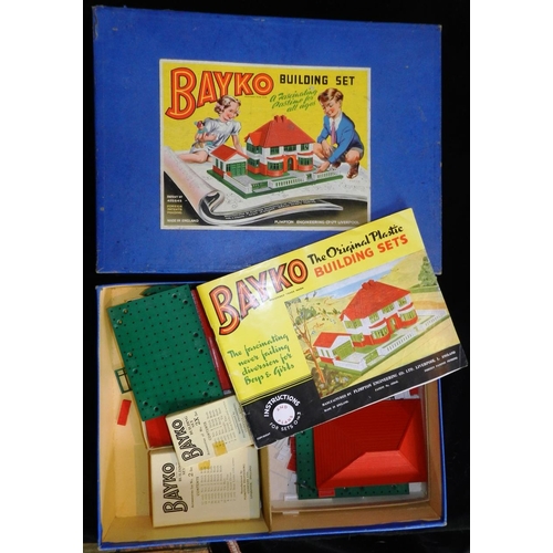 Bayko. (2) Building set No. 2. Also set 2X. Both Good. Both boxed.