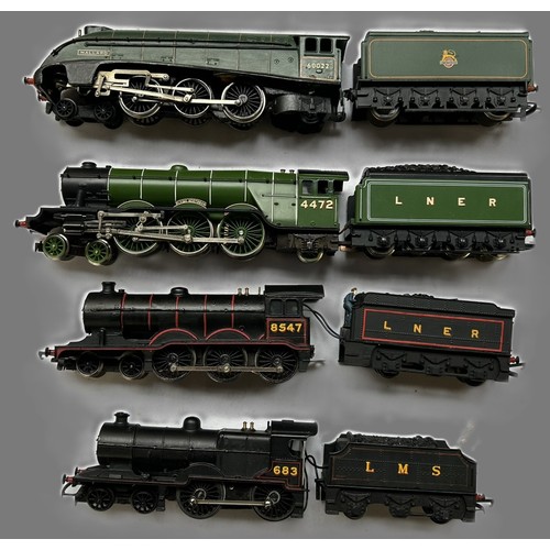 Hornby. (4) 4-6-2 loco & tender. 60022 'Mallard', green, B.R.; 4-6-2 ...