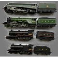Hornby. (4) 4-6-2 loco & tender. 60022 'Mallard', green, B.R.; 4-6-2 ...