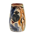 *JOHN PIPER (1903-1992) FOR FULHAM POTTERY: A large vase decorated with ...