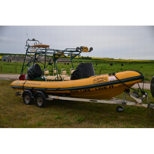 A CAMEL TROPHY RIBTEC 655 EDITION This RIB competed in the unique Camel ...