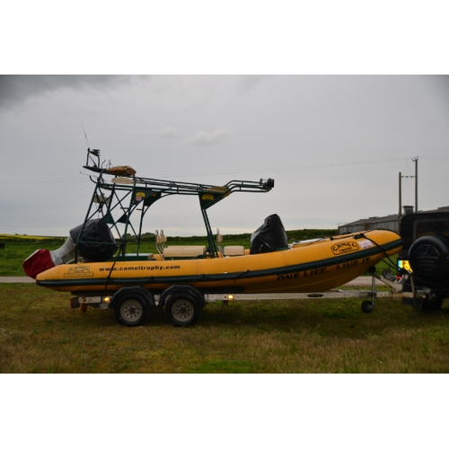 A CAMEL TROPHY RIBTEC 655 EDITION This RIB competed in the unique Camel ...