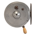 HARDY: THE " SILEX" No 2 ALLOY CASTING REEL with smooth brass foot ...