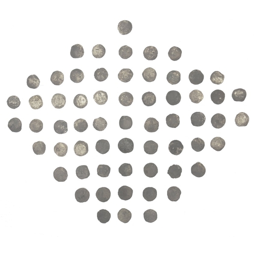 CHARLES I SILVER SHILLINGS comprising Crown, Tun, Anchor, Triangle; and ...