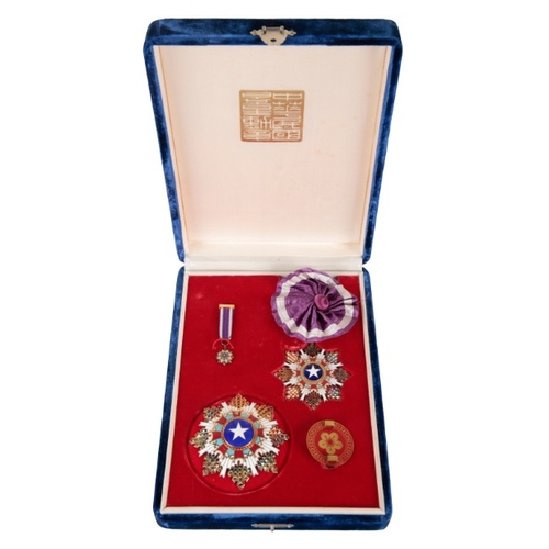 AN ORDER OF THE BRILLIANT STAR Republic of China, awarded 17th ...