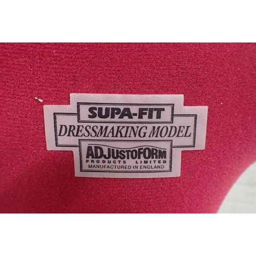 AN 'ADJUSTOFORM SUPA-FIT' DRESSMAKING MODEL on stand 130cm high