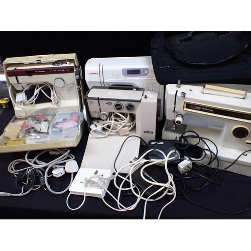 AN ELNA LOTUS SP SEWING MACHINE a Frister + Rossman Beaver 3, a Cub 7 ...