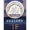 A LARGE CIRCULAR FULLER'S BREWERY SIGN 'Traditional English Beers ...