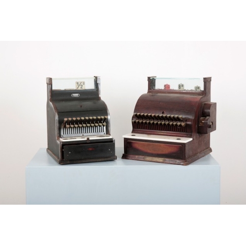 TWO PRE-DECIMAL CASH REGISTERS OR TILLS the first by 'Anker Werke ...