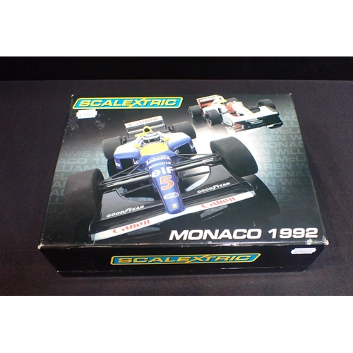 SCALEXTRIC LIMITED EDITION 'MONACO 1992' SET Comprising of the McLaren ...