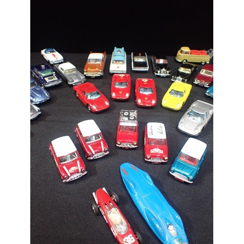 A COLLECTION OF LOOSE CORGI DIECAST CARS Thirty Nine cars and vehicles ...