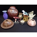 A SIMON EELES, SHEPHERDS WELL POTTERY COVERED JAR 24cm high, further ...