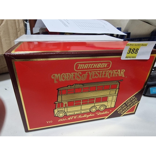 Matchbox aec trolly bus