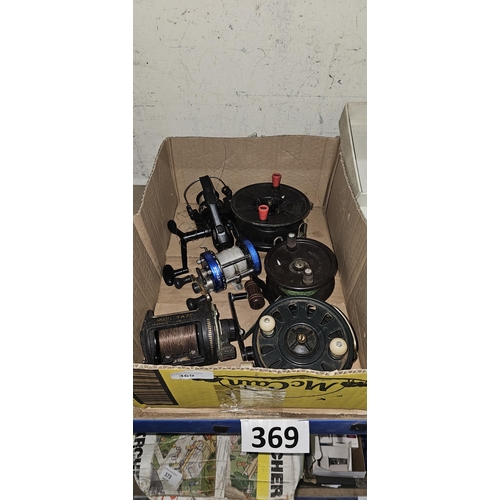 box vintage fishing reels