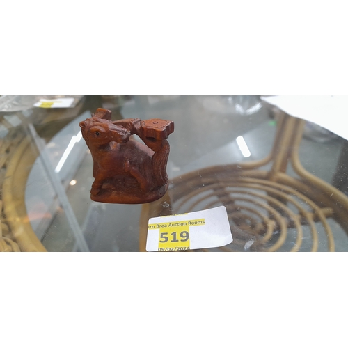 Genuine Netsuke figure, signed