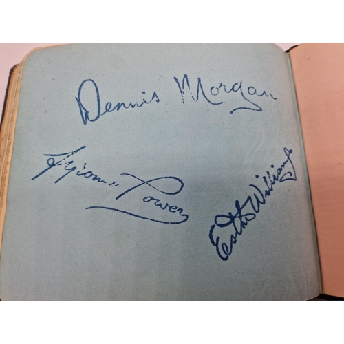 Vintage Autograph book including: Frank Sinatra, Bing Crosby, June ...