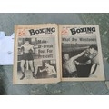 2 Vintage Boxing newspapers.