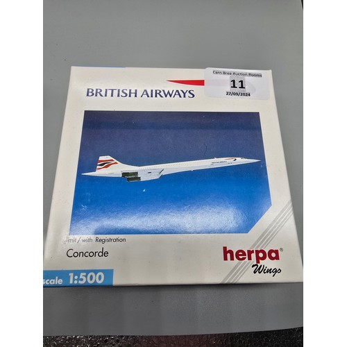 Concorde Metal Aircraft