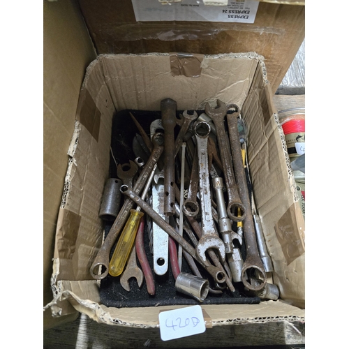 Box of spanners