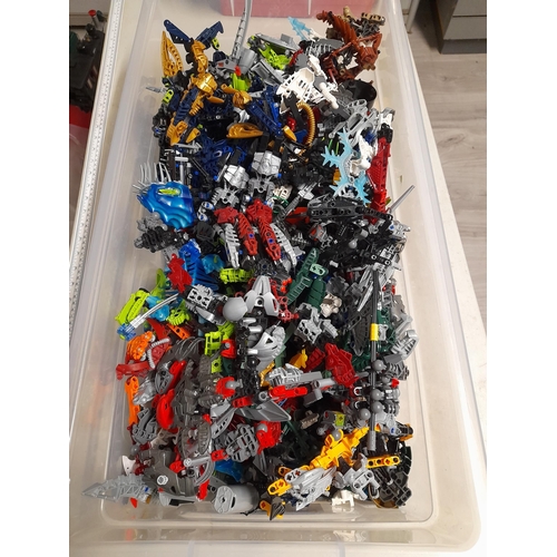 Large box of Lego Bionicles