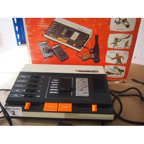 A retro Adman grandstand TVG 2600 with original box