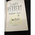 Nobody True by author James Herbert, signed on inner cover at Waterstone's