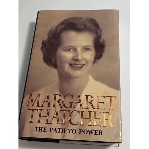 SIGNED BOOKS (x2) - Margaret Thatcher- Hardcover book entitled ...