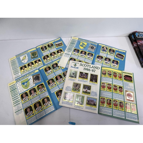Panini football sticker albums 1988, x4 fully completed albums