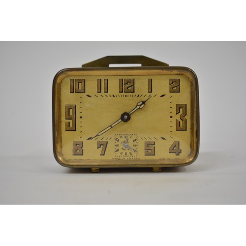 Brevete travelling clock with Reveil movement, in original case ...