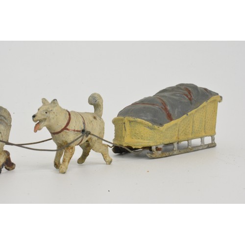 Taylor & Barrett dog sledge team, c.1928