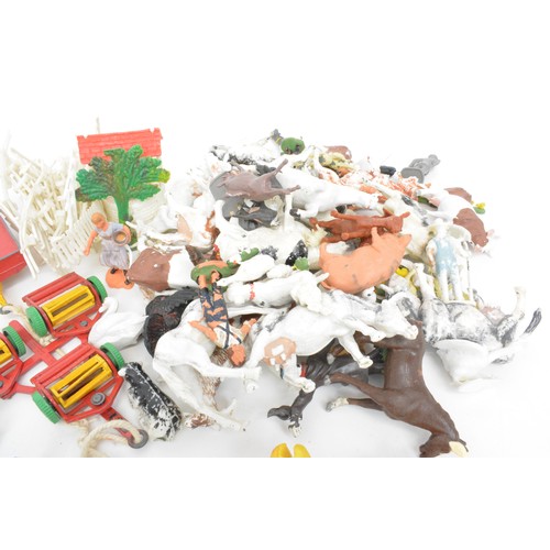 Quantity of farm animals, farm machinery vehicles etc.