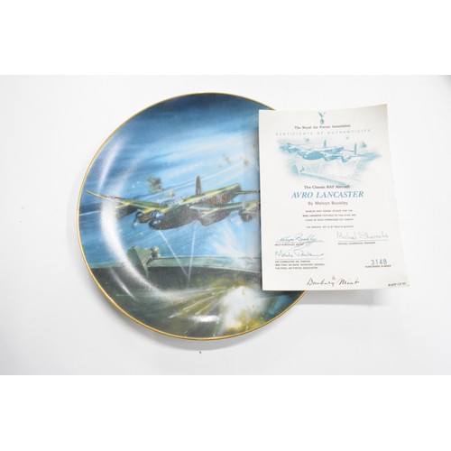 Battle of Britain 40th anniversary wall plates with rack and ...