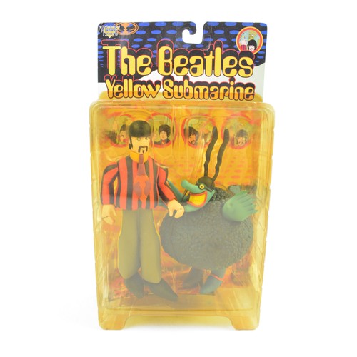 The Beatles Yellow Submarines figures (x3) McFarlane Spawn Toys.