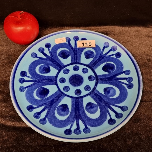 A beautiful John Ffrench Arklow Studio Pottery, hand painted large ...