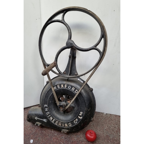 A very heavy Antique cast iron bellows, by "Pierce of Wexford ...