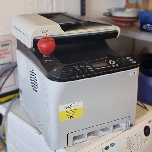 A 'Ricoh' branded Laser Jet printer. Model SPC252SF. An A4 colour multi ...