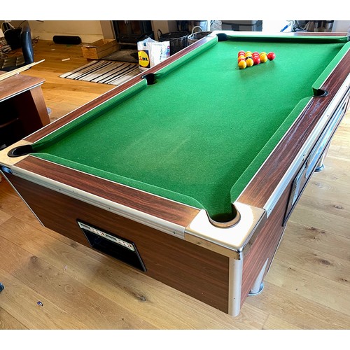 Size of a pub pool table store