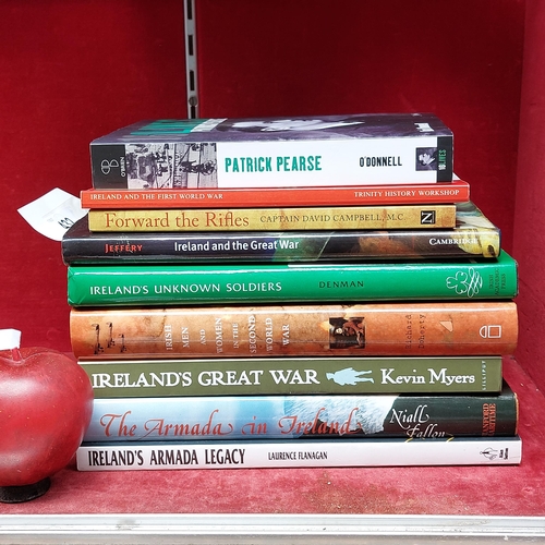 A selection of nine books of Irish military interest. Including ...