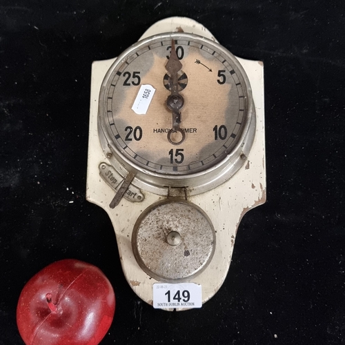 A fantastic vintage wall mounting German Hanover Timer. Fitted with a ...