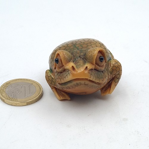 A very nice example of a Japanese Netsuke, in the form of a jewelled ...