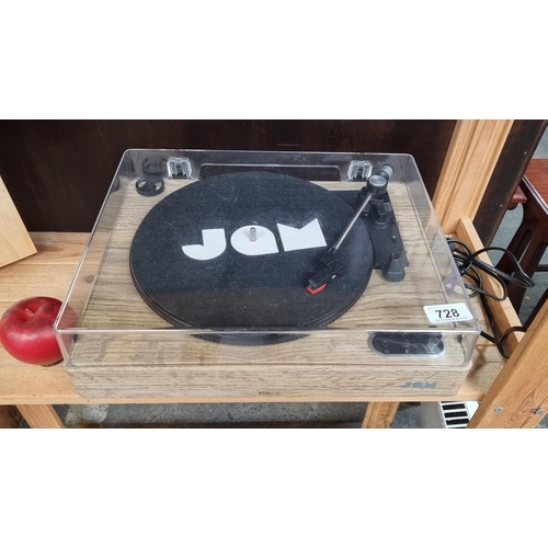 A super cool Jam record player model HX-TT600 DWD-GB. With three ...