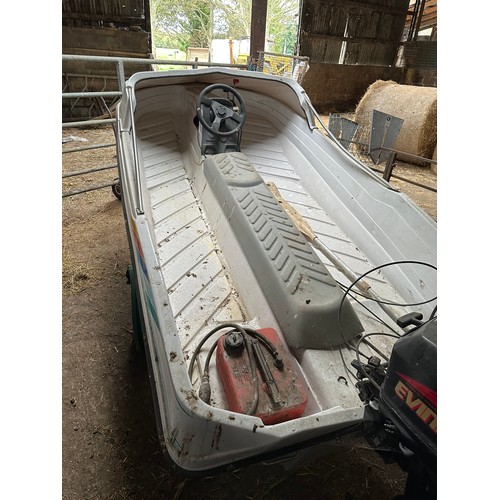Star Lot : A Colt Sport 11ft boat By New Bourne with an Evinrude 9 HP ...