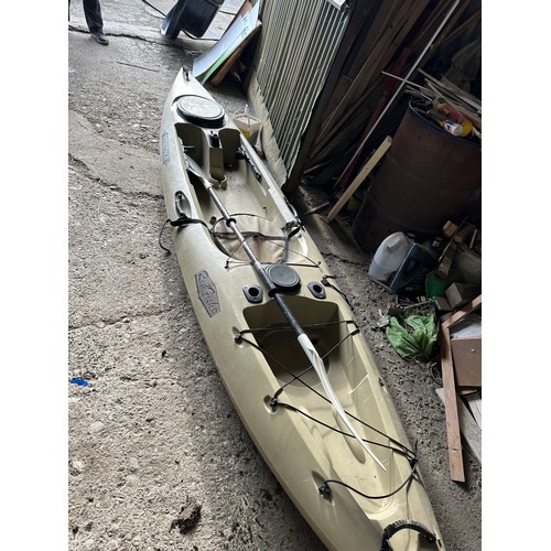 Star Lot : A fabulous Heritage Red fish 12 Sea canoe, With two hatches ...