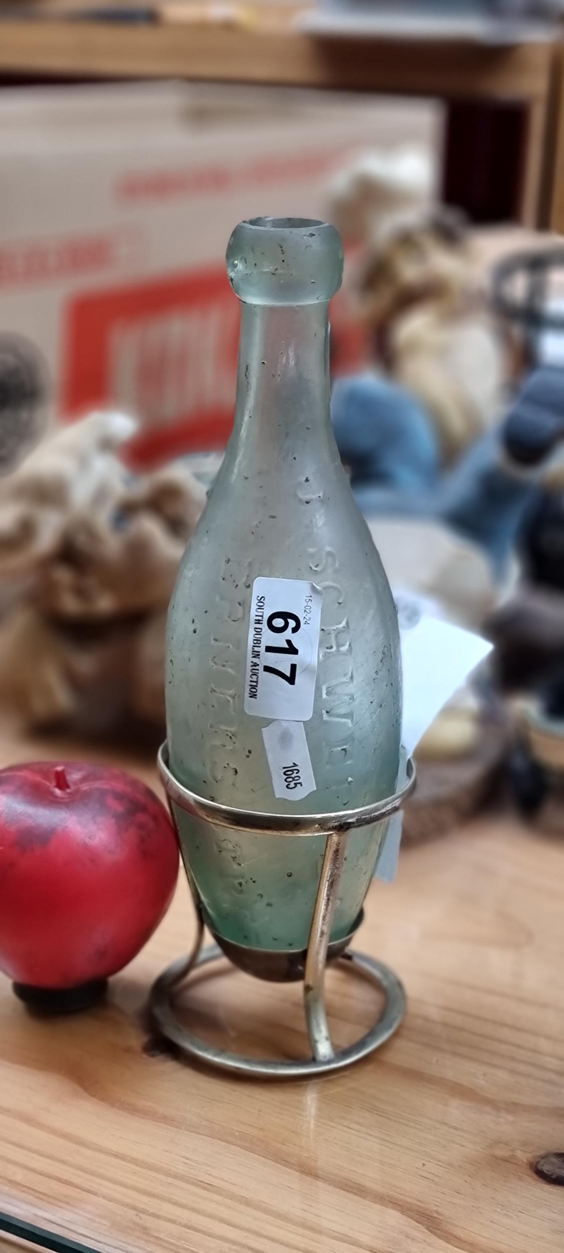 A fabulous antique rare hamilton bottle reading Schweppe & Co. Oxford ...