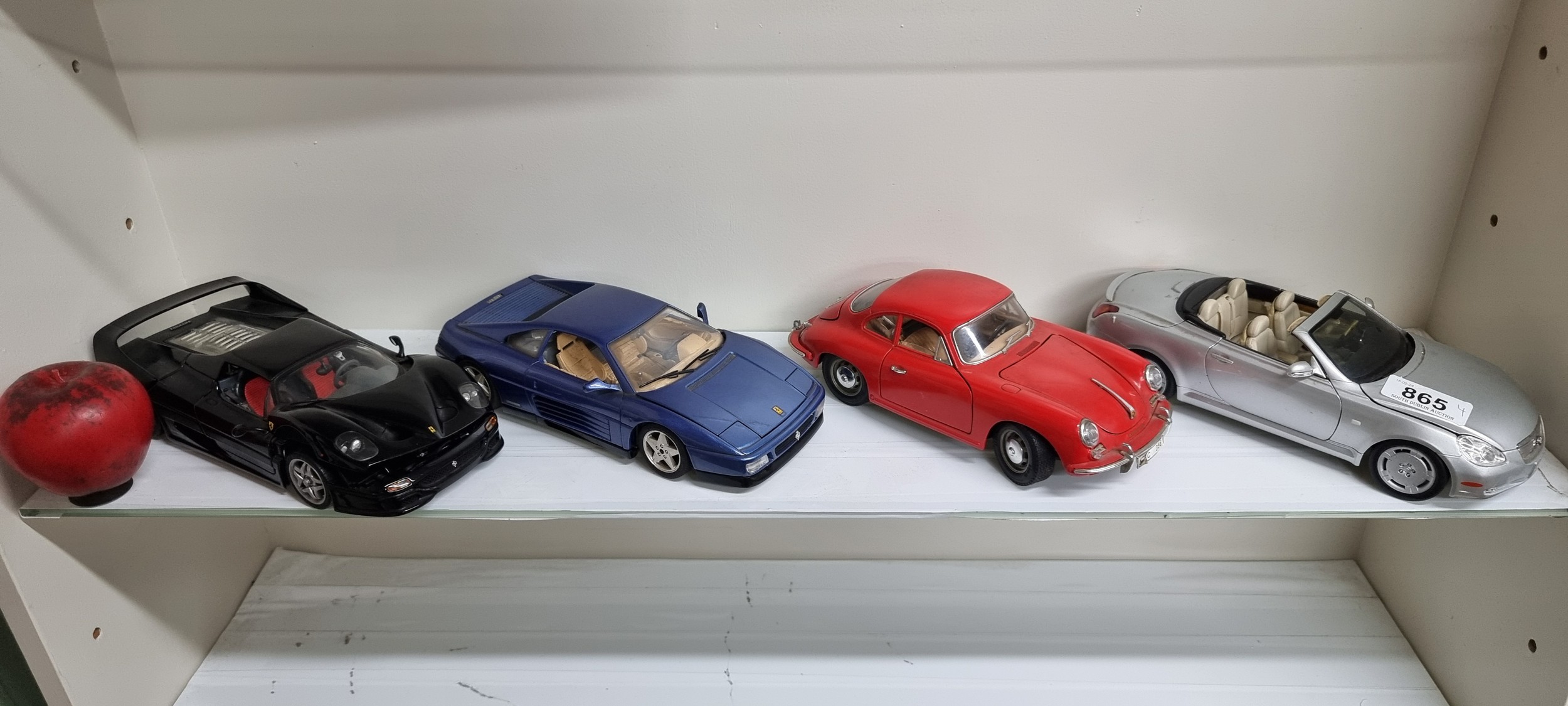 Four super large scale 1:18 high quality model cars. Including A Lexus ...