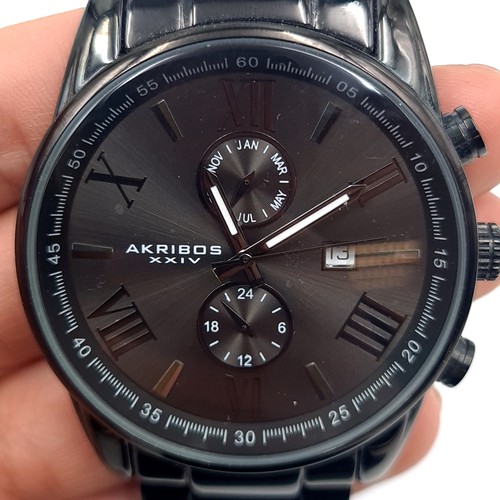 A collection of two watches including a Fondini and a Akribos XXIV ...