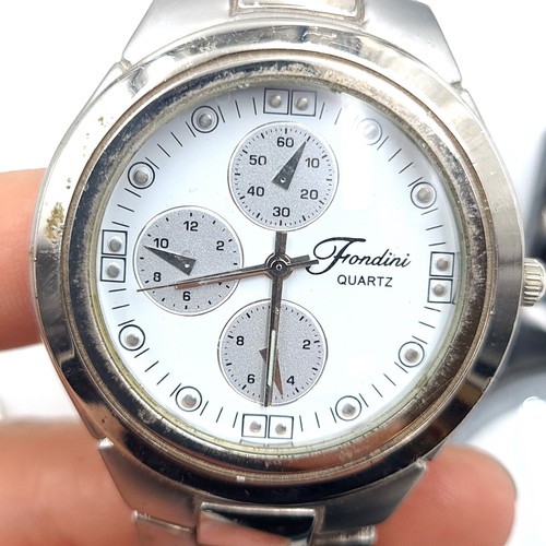 A collection of two watches including a Fondini and a Akribos XXIV ...