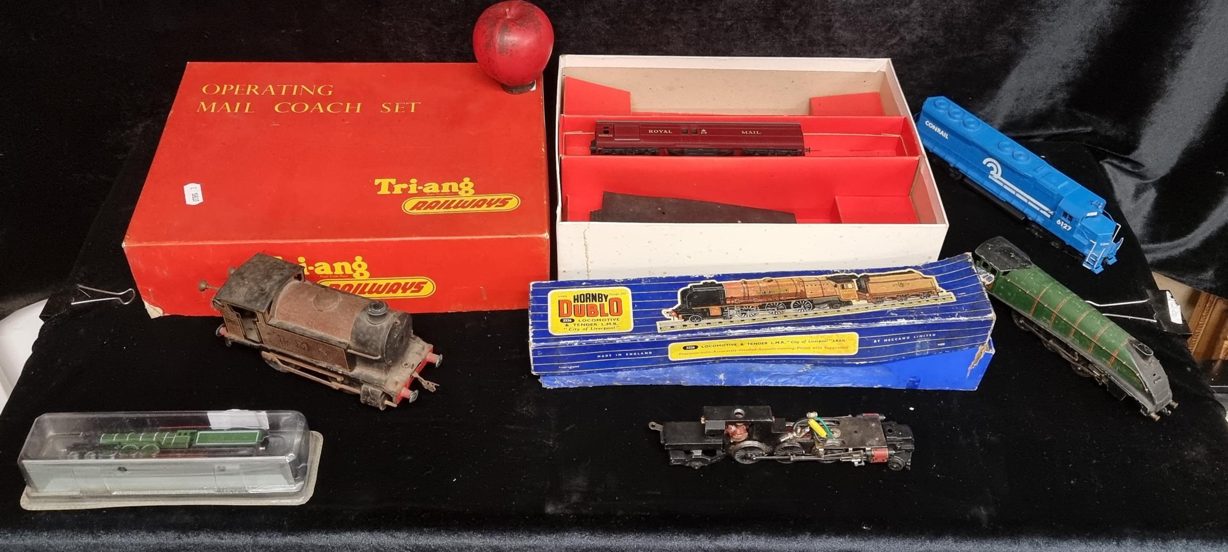 A super collection of vintage and collectible toy trains including some ...